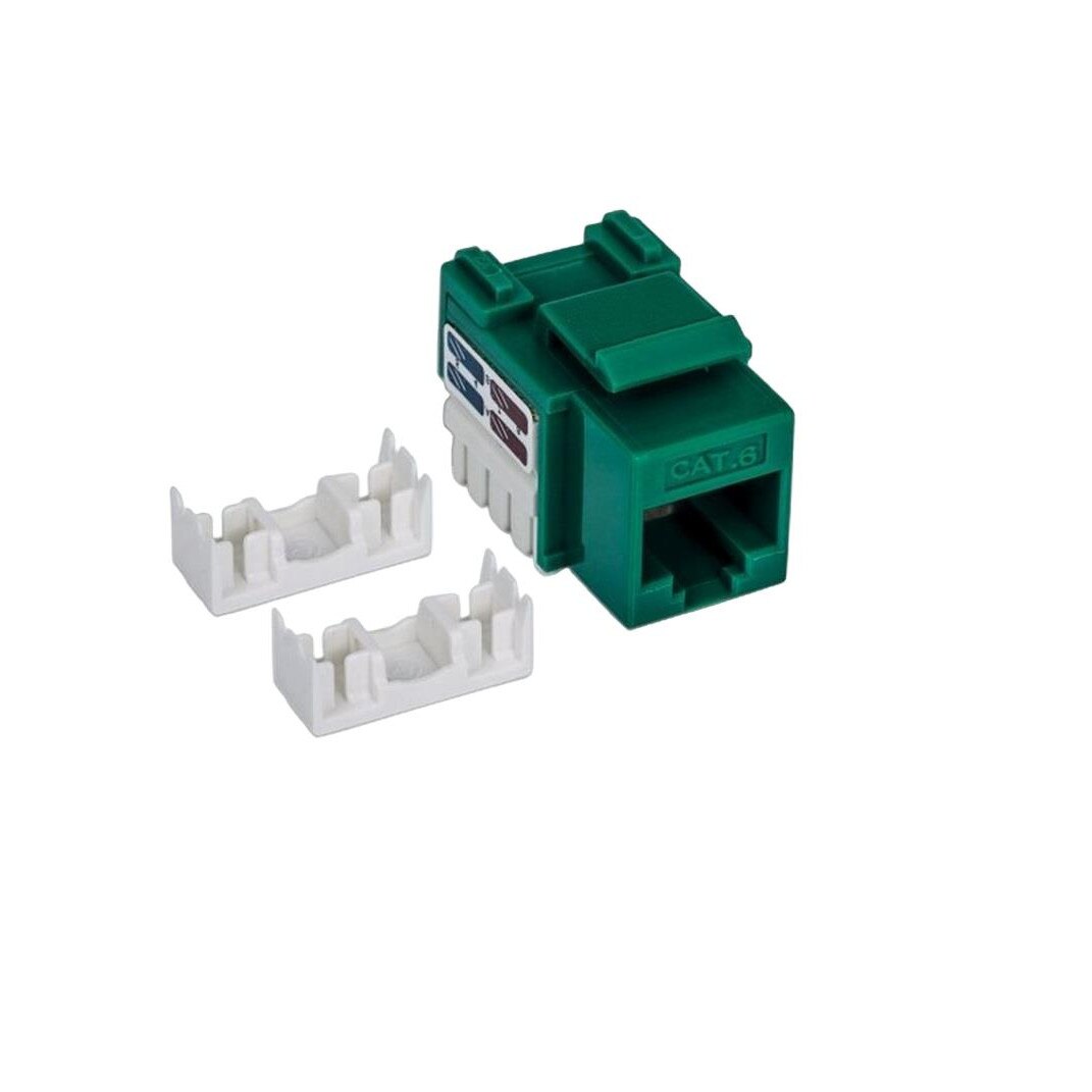 Модул Keystone Intellinet, RJ45, UTP, Cat. 6, Зелен/Бял - eMAG.bg
