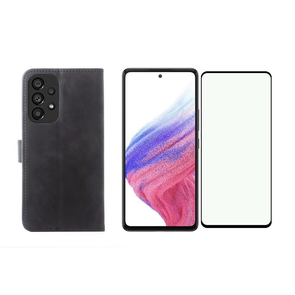 Set Husa PhoneGuard Velvet si Protectie Ecran Hibrida, pentru Samsung ...