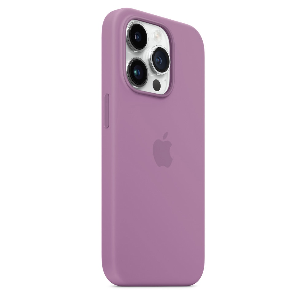 Калъф за Apple iPhone 14 Pro, Силиконов, Светлолилав - eMAG.bg