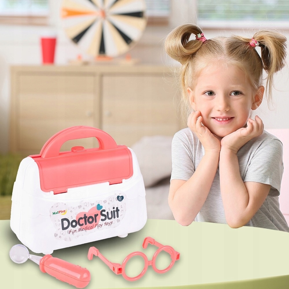 Set Geanta Interactiva Educationala pentru Copii, Joc de Rol Micul ...