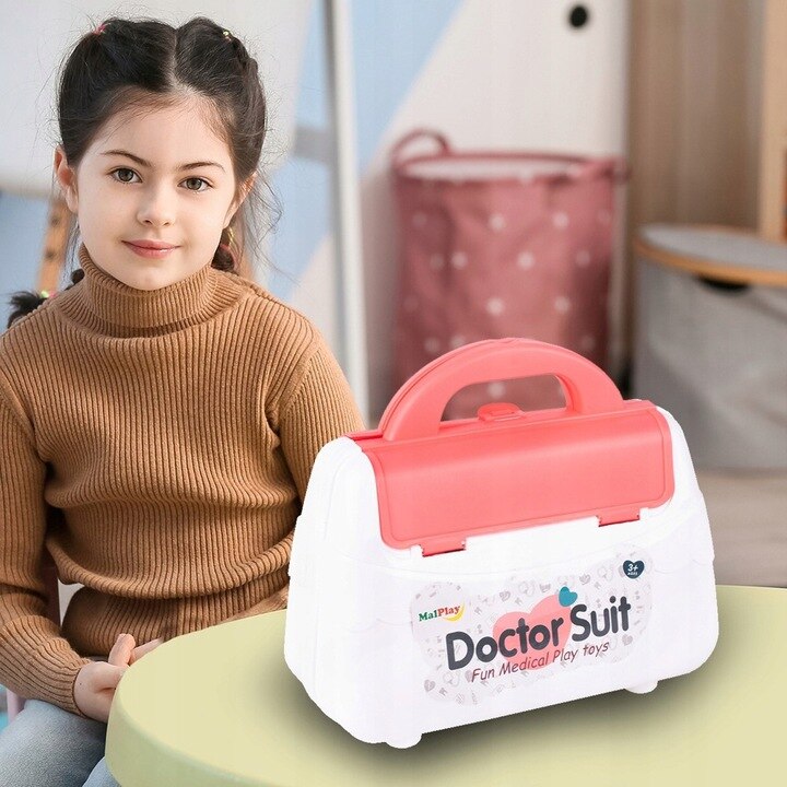 Set Geanta Interactiva Educationala pentru Copii, Joc de Rol Micul ...