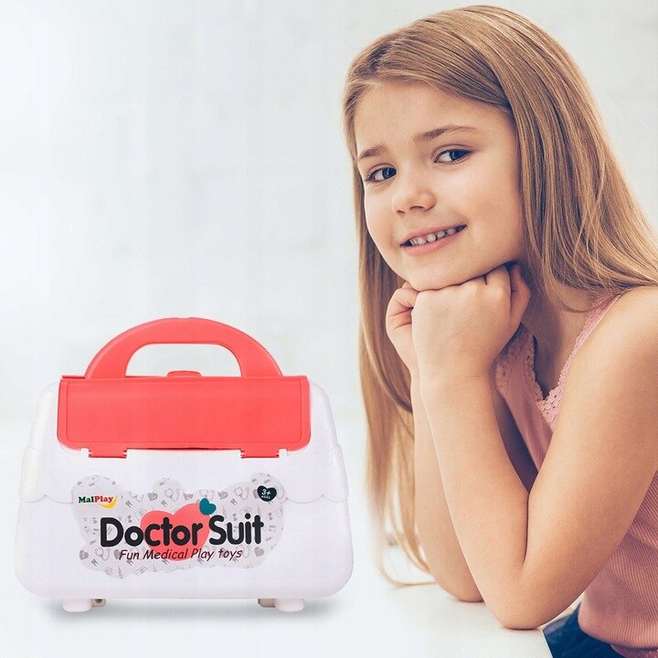 Set Geanta Interactiva Educationala pentru Copii, Joc de Rol Micul ...