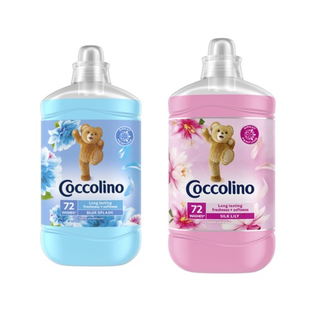Пакет балсам за пране Cocolino Blue Splash 1.8l и cocolino Silk Lily 1 ...