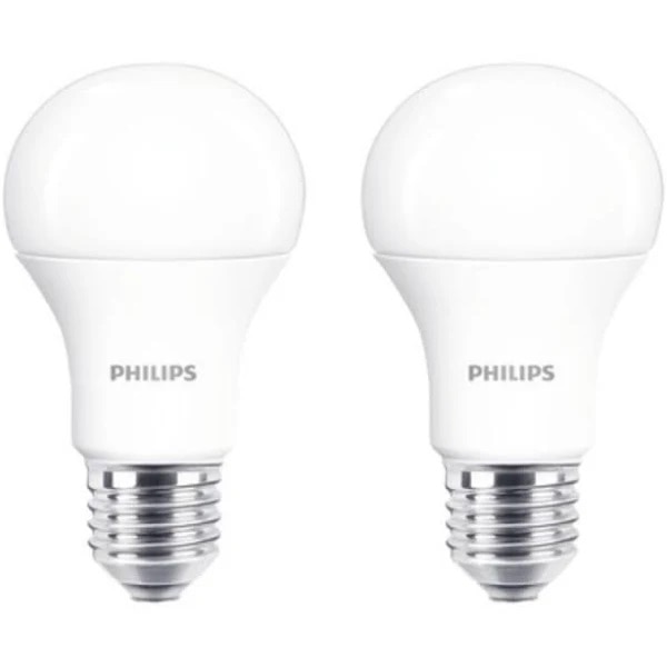 Set 2 becuri Led Philips clasic A60M E27 13W 1521lm lumina calda 2700 K ...