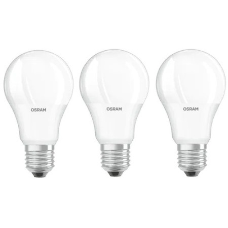 Set 3 becuri Led Osram clasic A60 E27 8,5W 806lm lumina neutra 4000 K, 110x60mm - eMAG.ro