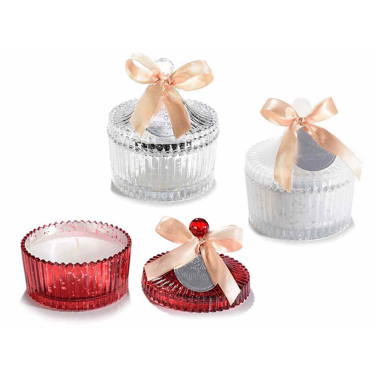 Set 3 lumanari parfumate 10x12.5 cm - eMAG.ro