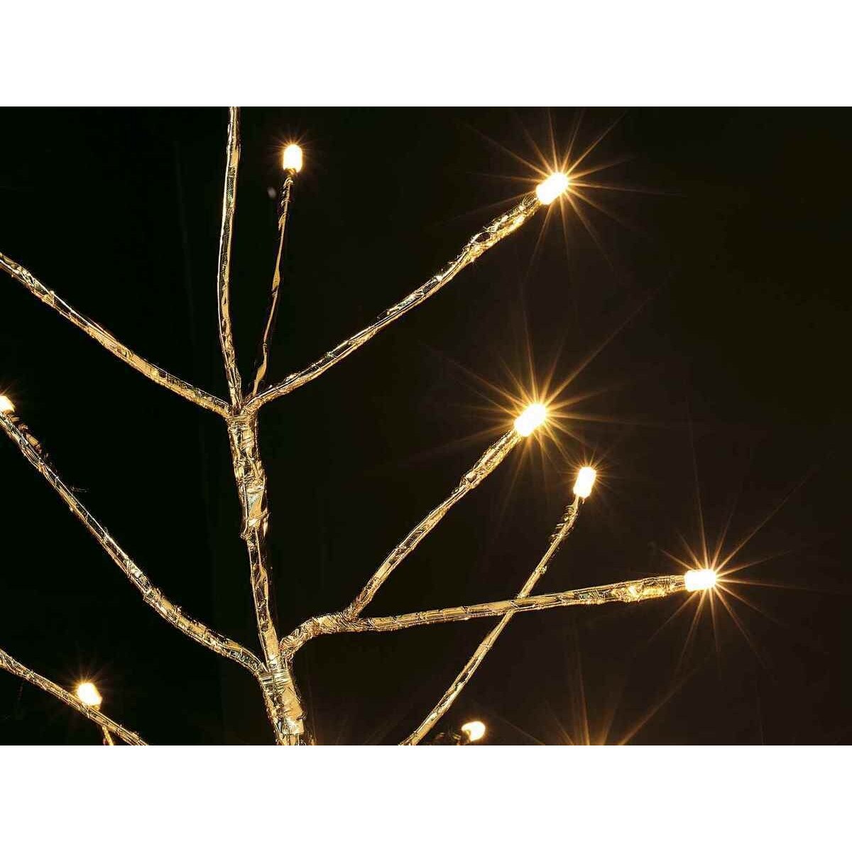 Copac decorativ auriu cu leduri Ø 68x120 cm - eMAG.ro