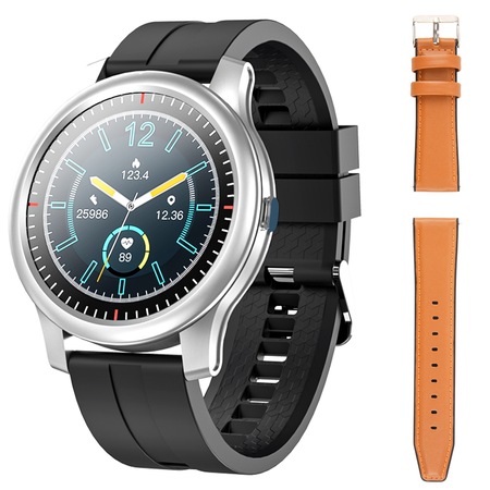 Ceas Smartwatch, Techmoon, Ecran 1,32 inch, Pentru iOS/Android ...