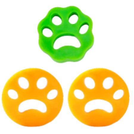 Set 3 Captatoare Forma Labuta, Pentru Scame Si Par Animale, Portocaliu ...