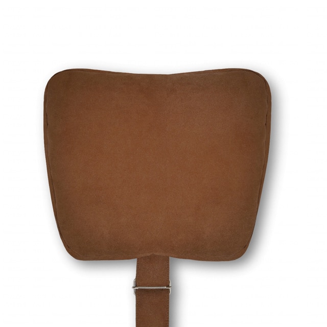 Perna auto tetiera, tip alcantara, 25x21 cm, maro inchis - eMAG.ro