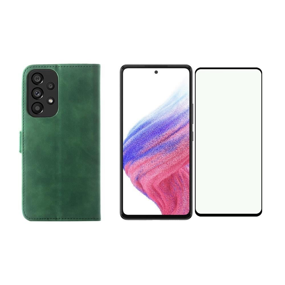 Set Husa PhoneGuard Velvet si Protectie Ecran Hibrida, pentru Samsung ...