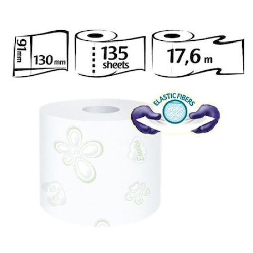 Hartie igienica Emeka Mountain Fresh, 24 Rolls Pack, 3 straturi - eMAG.ro