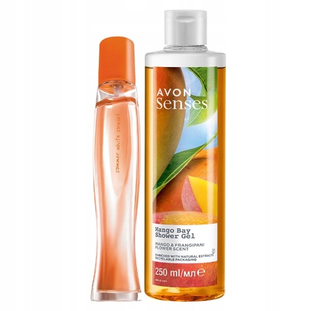 Set apa de toaleta Summer White Sunset, Avon, 50 ml - eMAG.ro