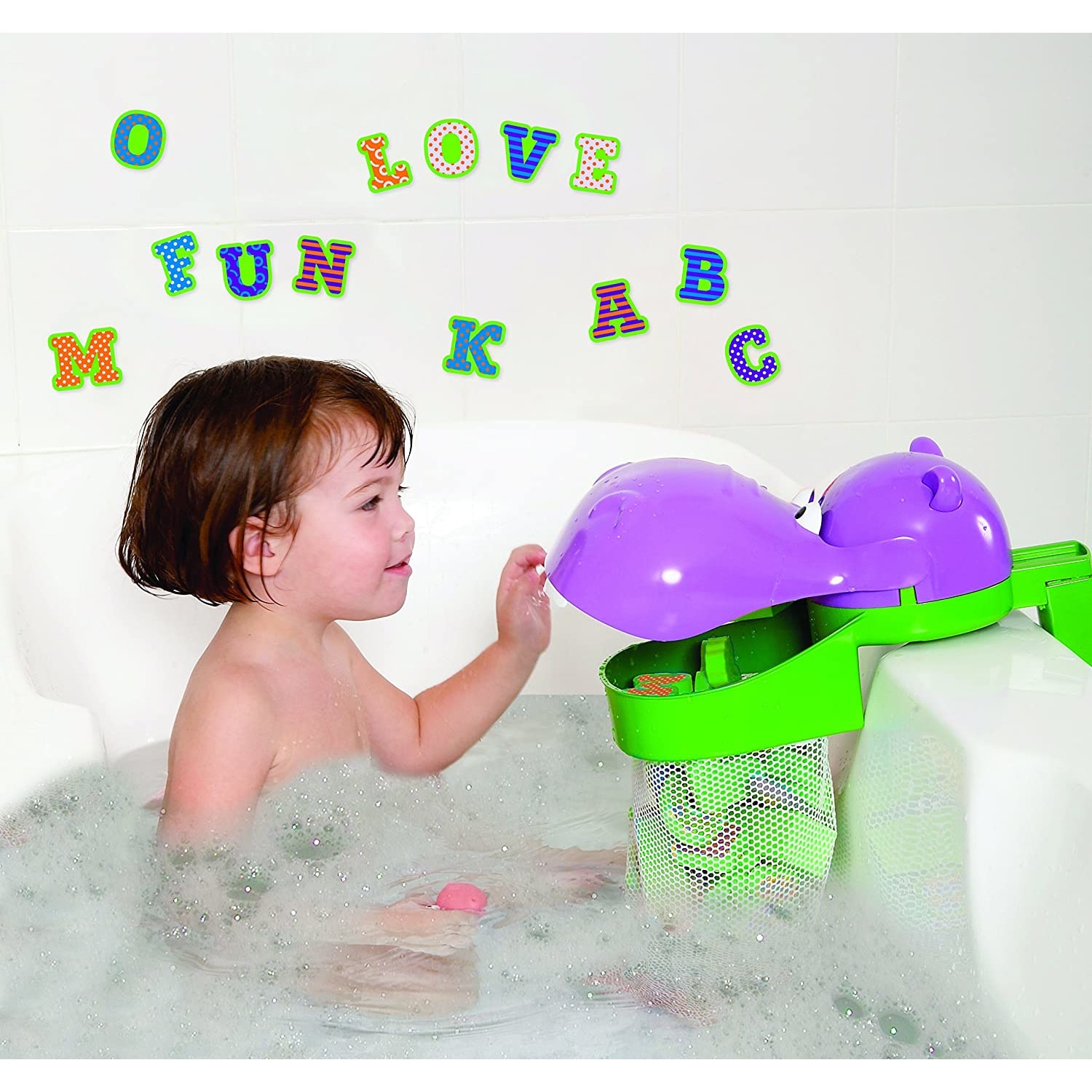 Fürdőjáték, víziló, 41 db, Edushape, 550605 - eMAG.hu