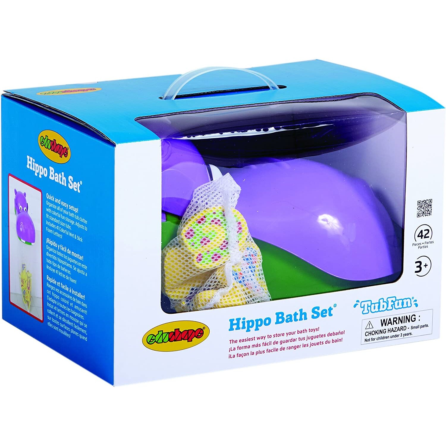 Fürdőjáték, víziló, 41 db, Edushape, 550605 - eMAG.hu