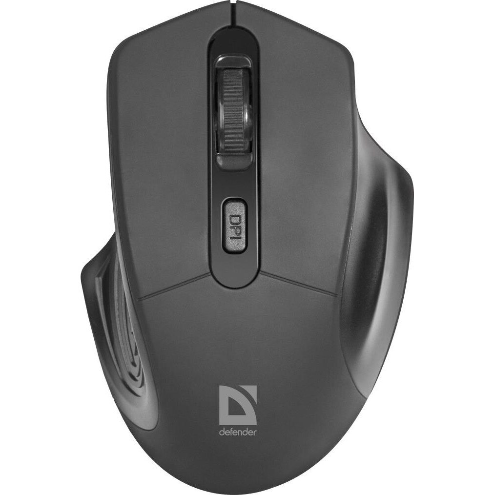 Mouse wireless Defender, 1600 DPI, Negru - eMAG.ro
