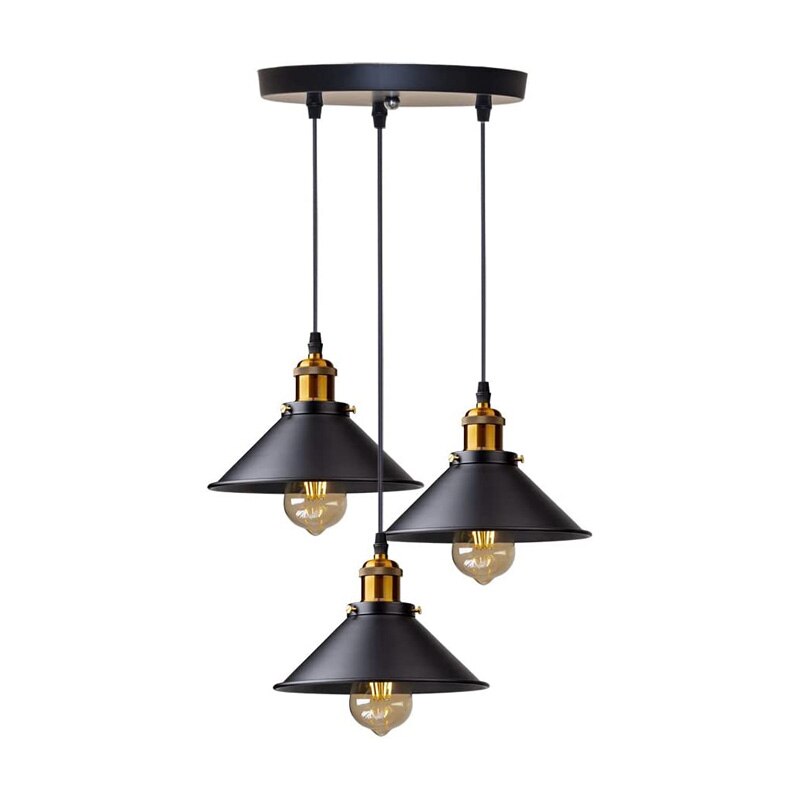 Pendul, Metal, E27, Negru - eMAG.ro