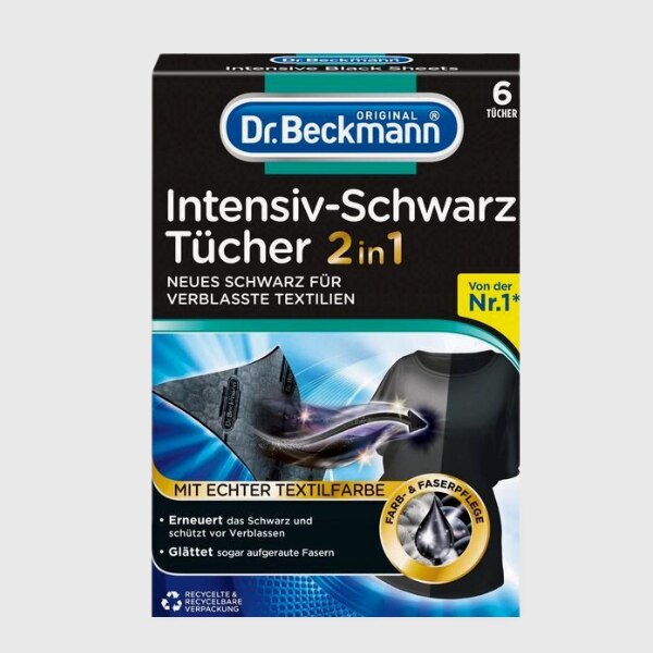 Servetele pentru spalare rufe negre, Dr. Beckmann, 6 bucati - eMAG.ro