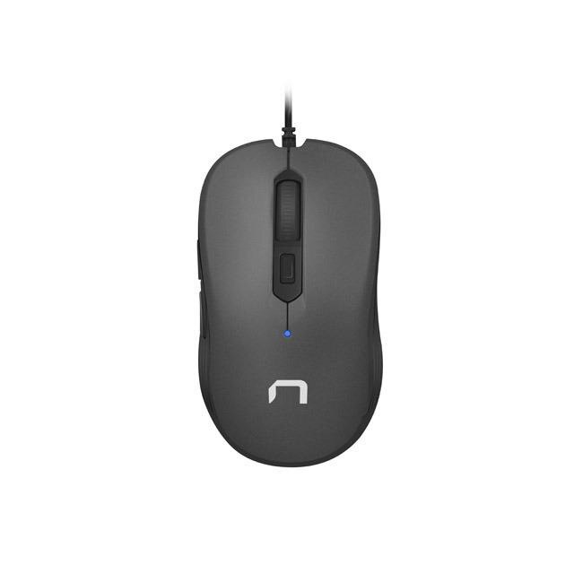 Mouse cu fir Usb Natec, 3200 DPI, Negru - eMAG.ro