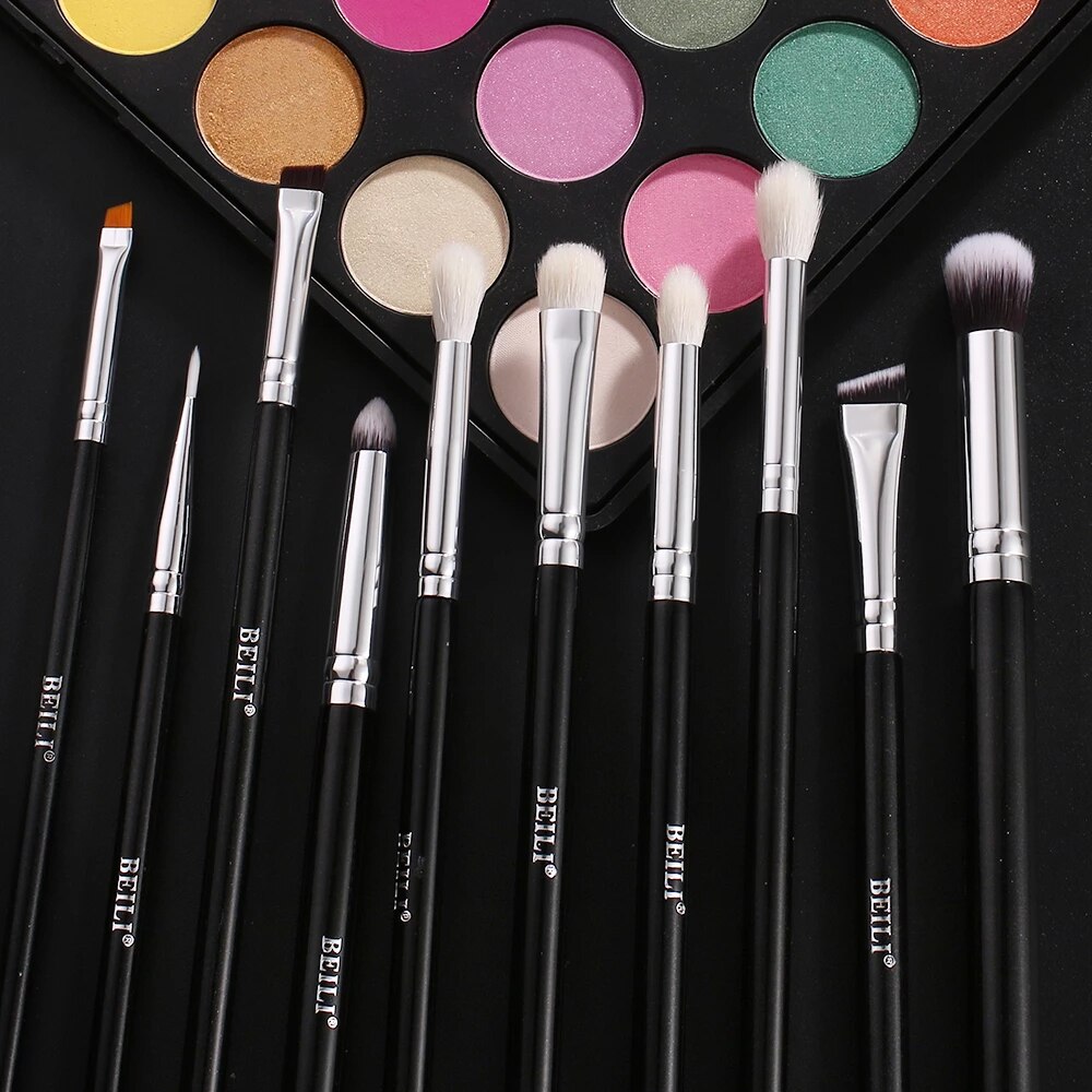 Set 15 Pensule Make-up BEILI, Negru - Classic - eMAG.ro