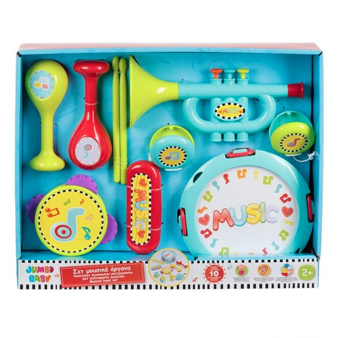 Set de 10 instrumente muzicale pentru copii - eMAG.ro