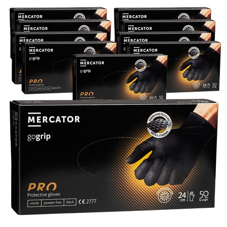 Set 500, Manusi Nitril, Mercator, GOgrip, Rezistente la Perforare si ...