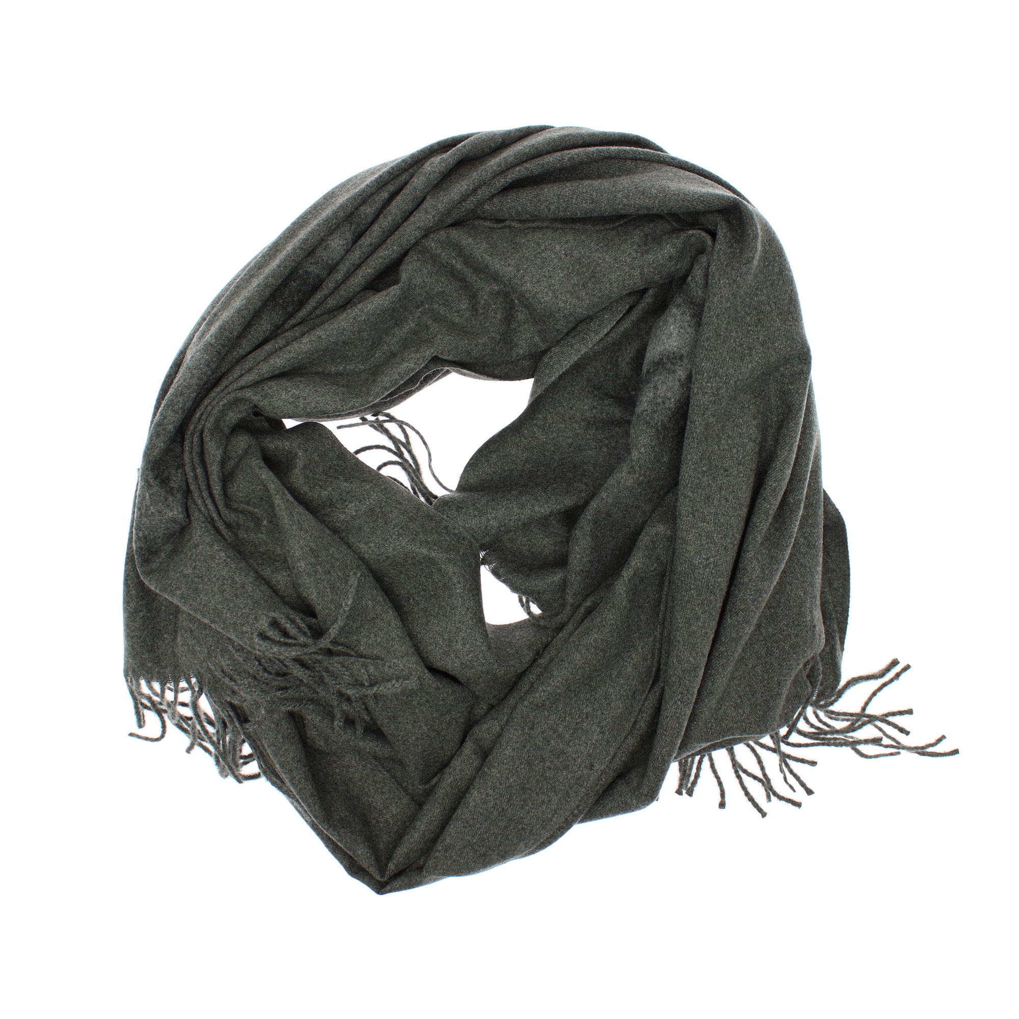 Esarfa, de dama, Buticcochet, Casmir, cu model floral, 70x180 cm, Gri ...