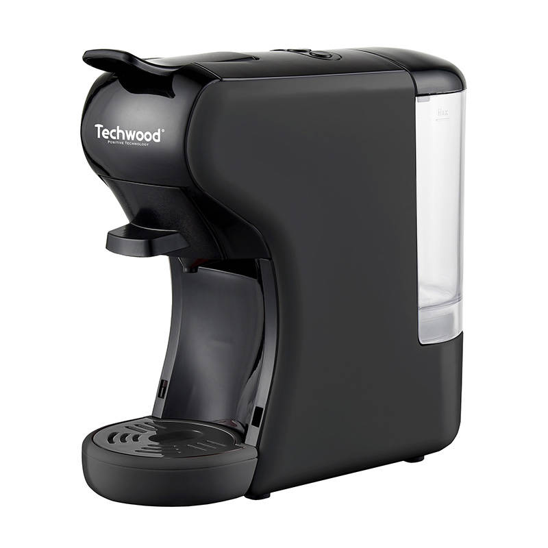 Espressor cu capsule Techwood TCA-196N compatibil cu Nespresso si Dolce ...