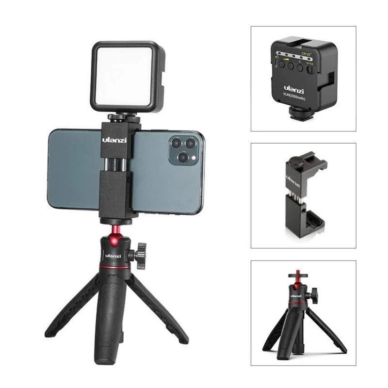 Set Vlogging Ulanzi pentru Telefon - Mini trepied MT08, Suport Telefon ...