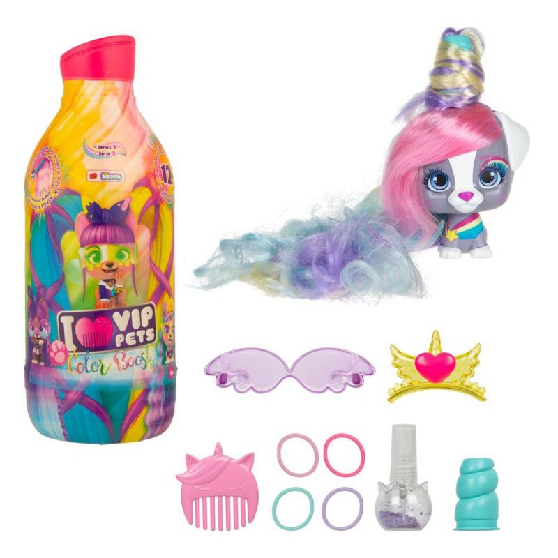 Papusa I love VIP Pets, Color Boost, seria 3, 9 cm - eMAG.ro