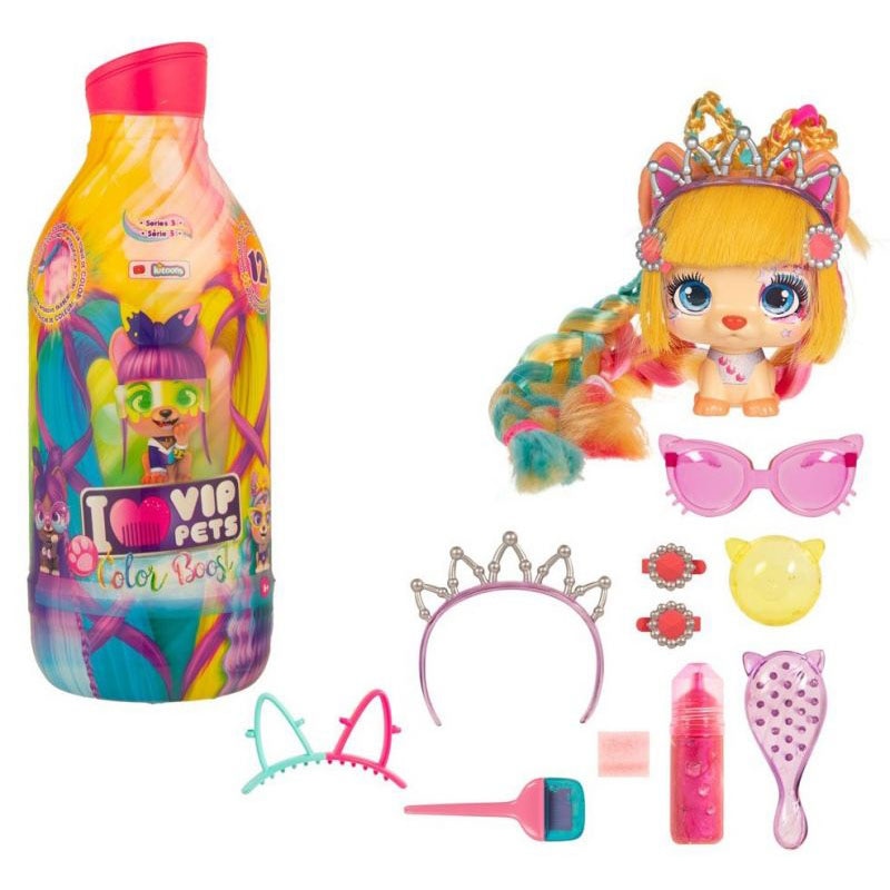 Papusa I love VIP Pets, Color Boost, seria 3, 9 cm - eMAG.ro