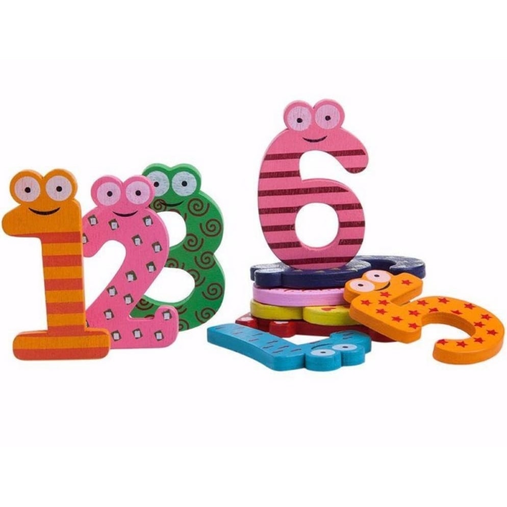 Set de Litere si Cifre, 26 litere + 10 cifre magnetice, colorate, din ...