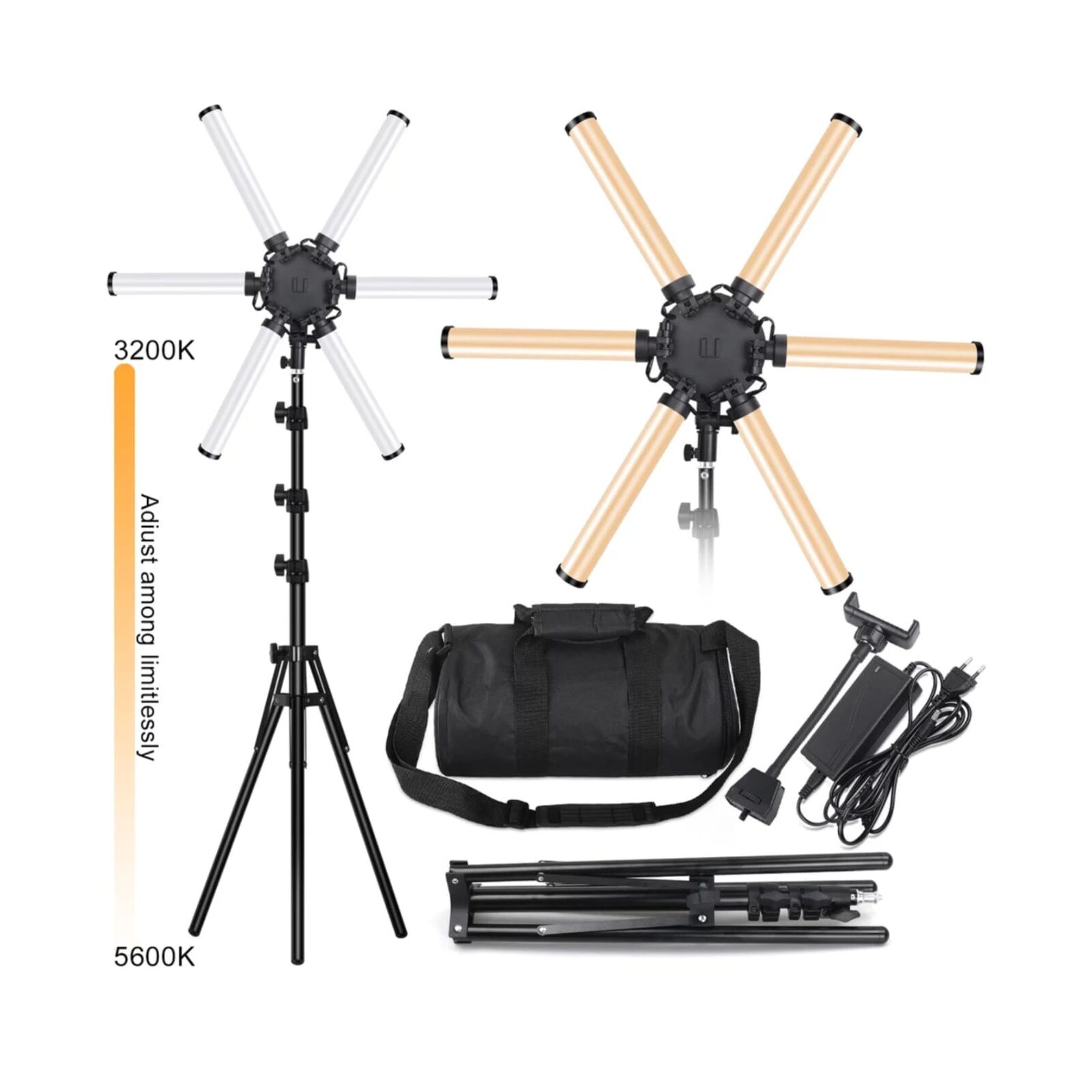 Lampa Cosmetica LED 6 brate - 60 W - eMAG.ro