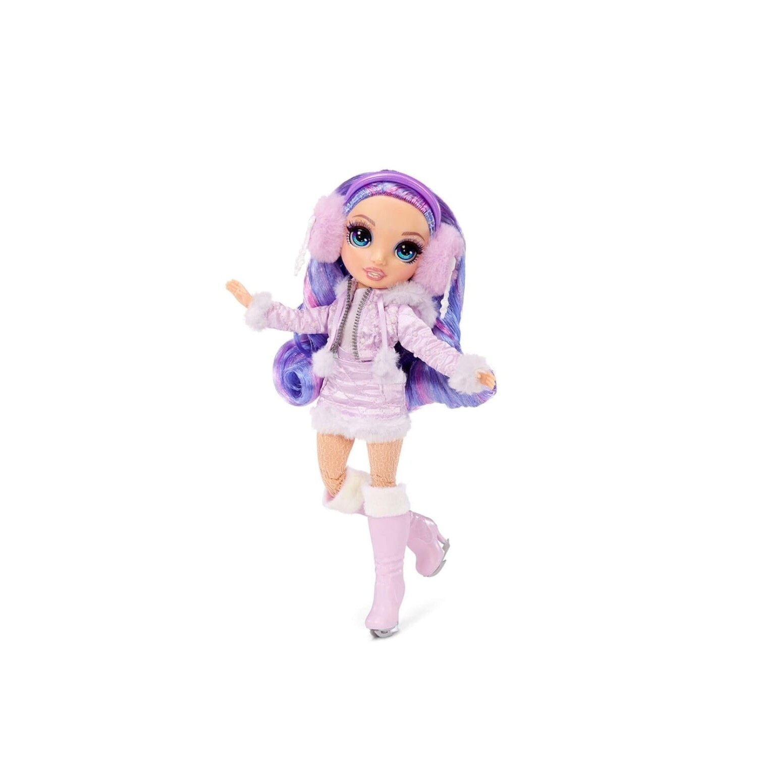 Papusa Rainbow High, Violet Willow cu 8 accesorii, violet, 30 cm - eMAG.ro