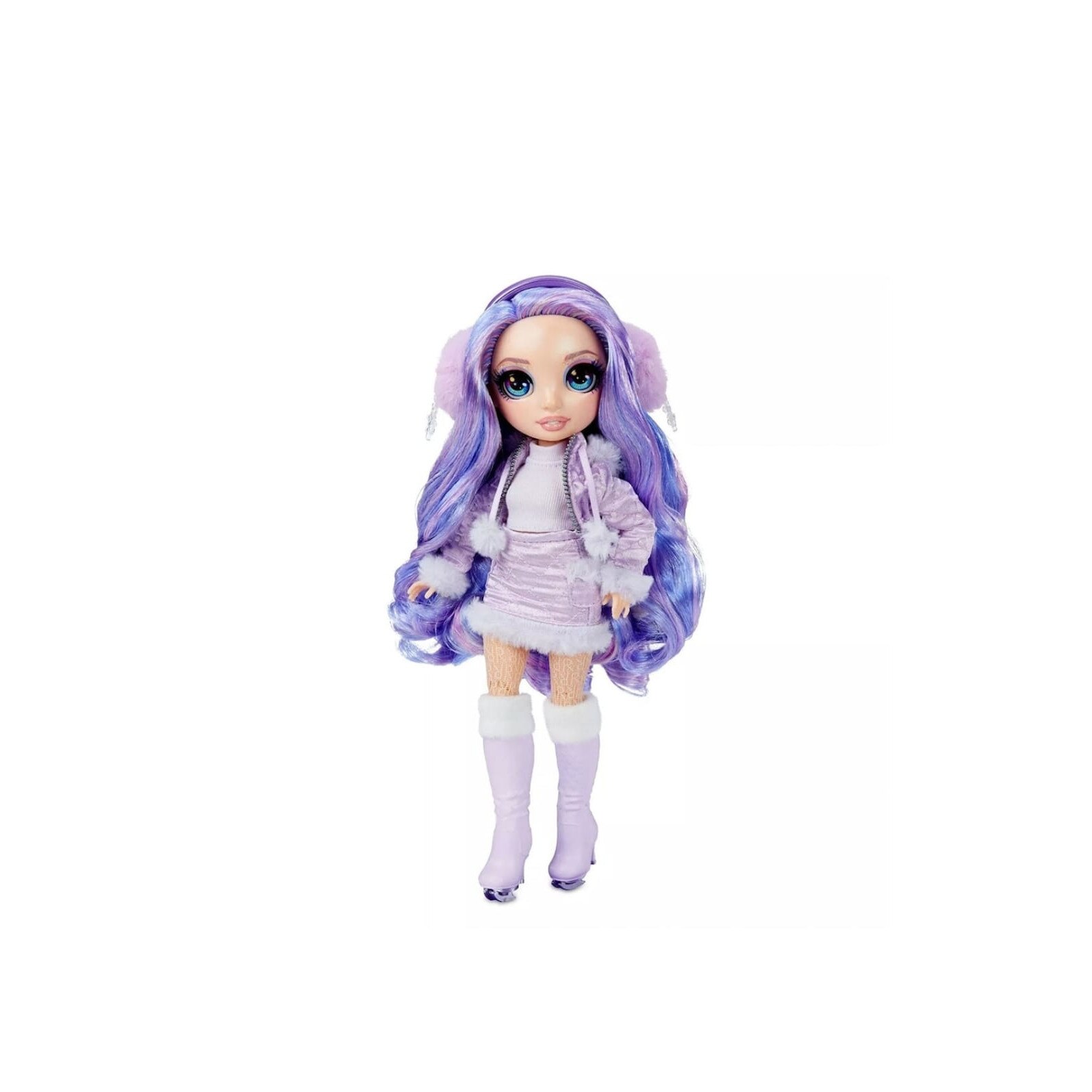 Papusa Rainbow High, Violet Willow cu 8 accesorii, violet, 30 cm - eMAG.ro
