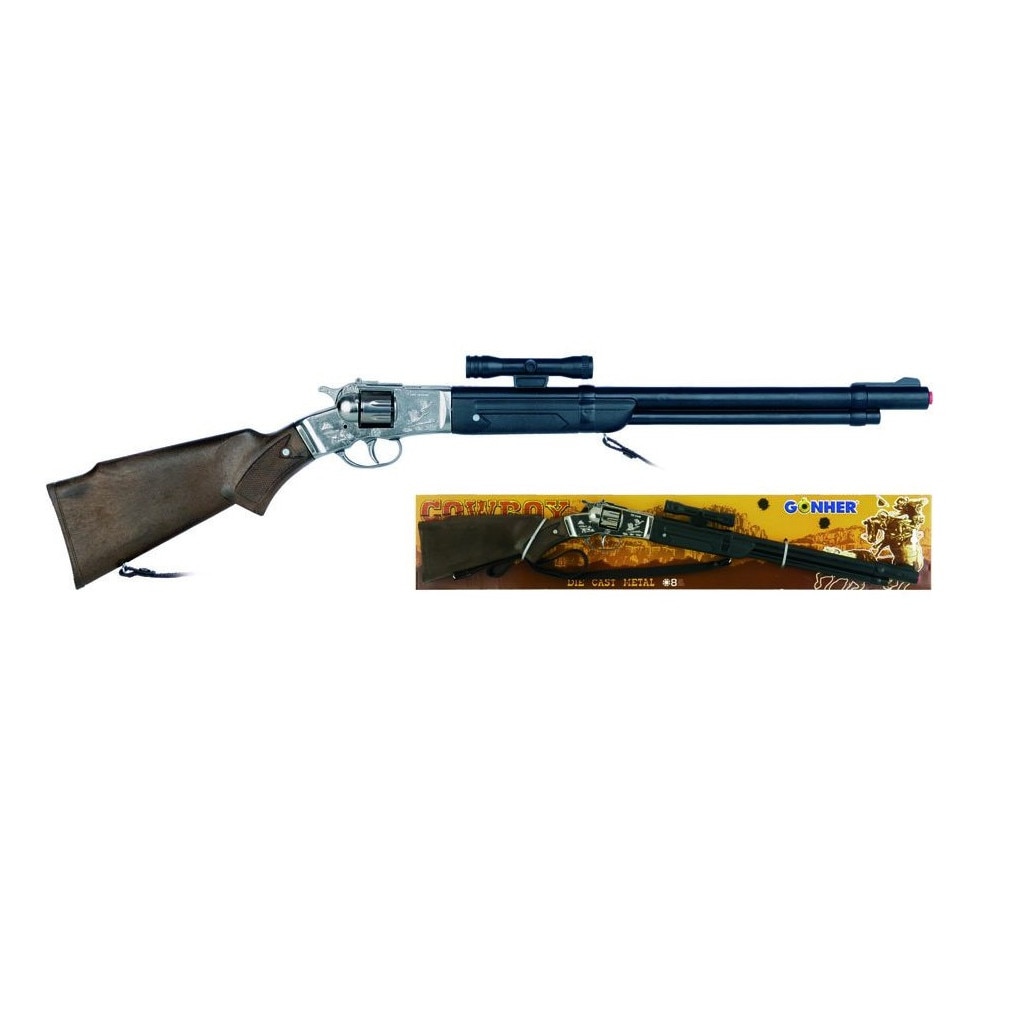 Pusca de cowboy cu capse si teava dubla Gonher - eMAG.ro