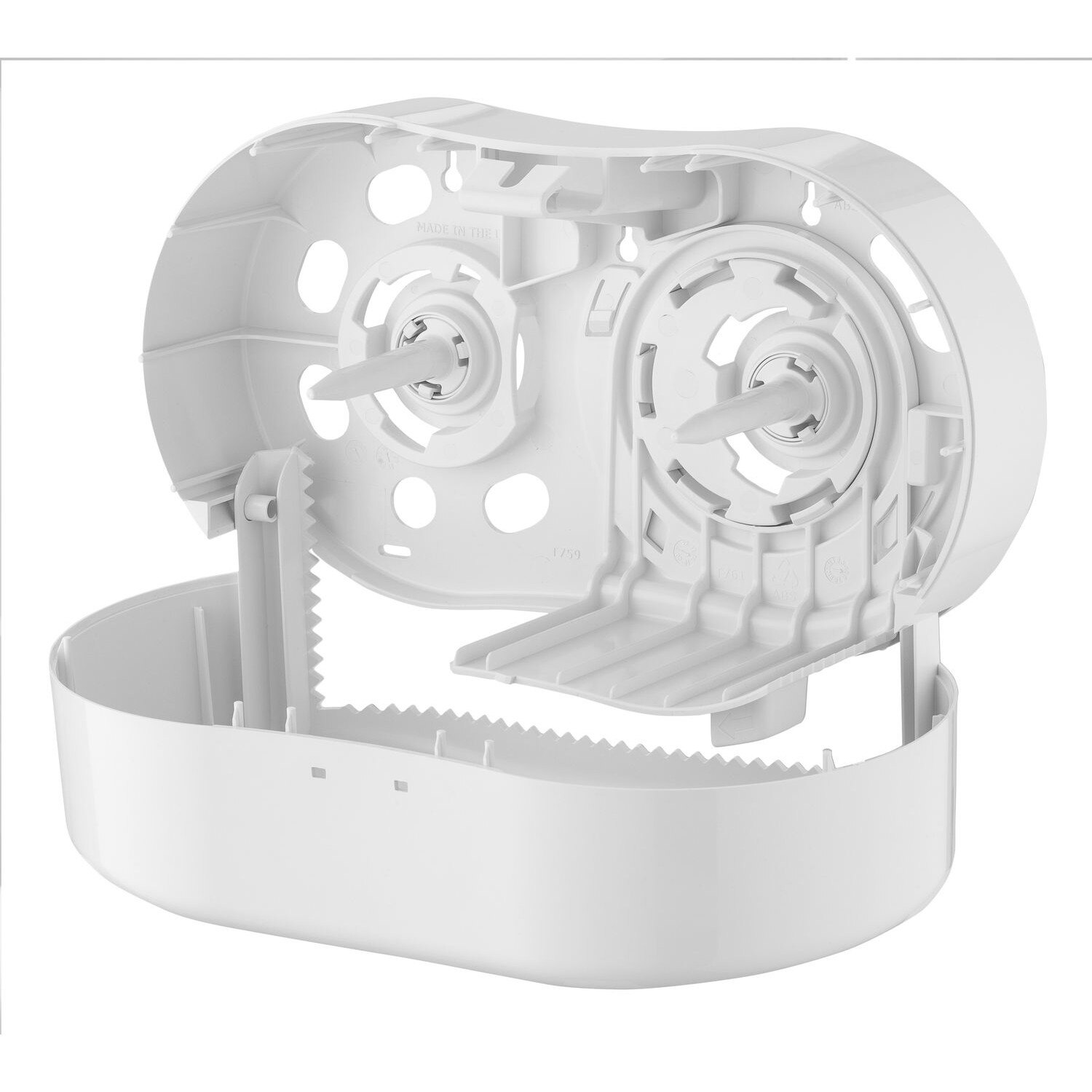 Dozator hartie igienica - PQTMCDuo, pentru 2 role, plastic - eMAG.ro
