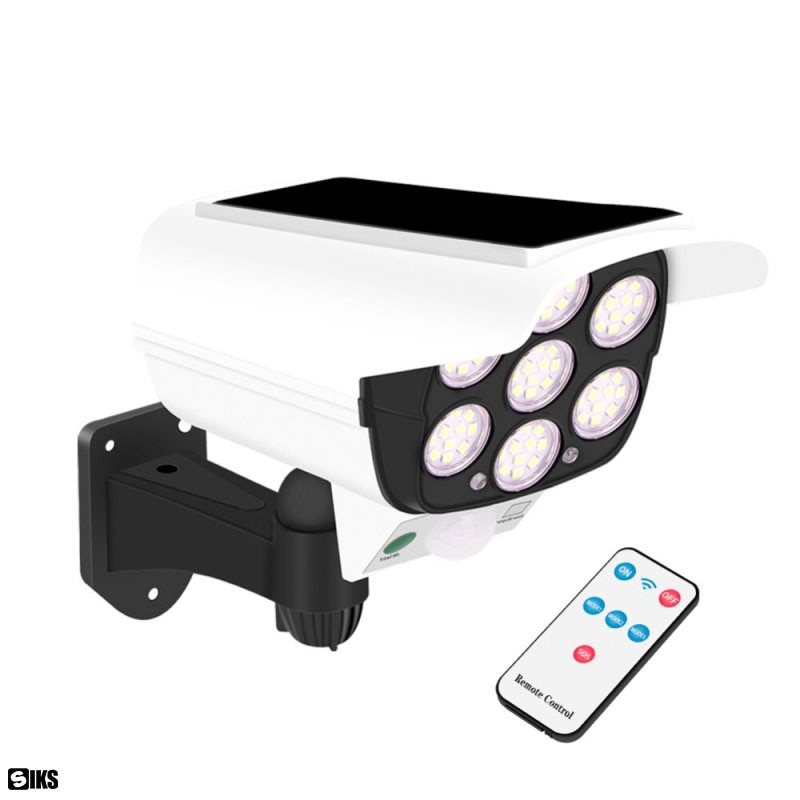 Camera Falsa SIKS, Incarcare Solara 80+1 LED - eMAG.ro