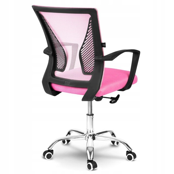 Scaun gaming Sofotel Gontia, cotiere profilate, roz, 98 x 56 cm - eMAG.ro