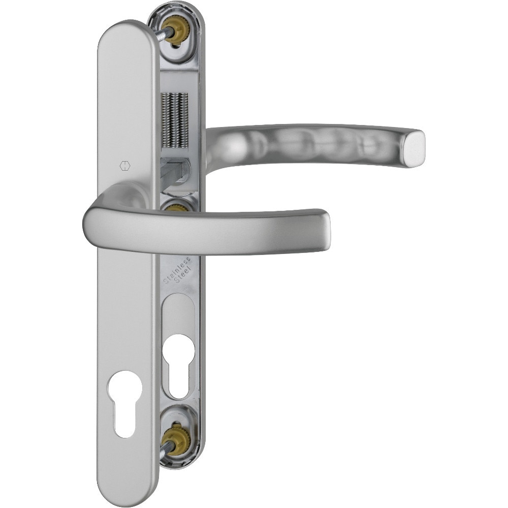 Maner usa de exterior cu sild si arc, Hoppe Liege, culoare F9 argintiu ...