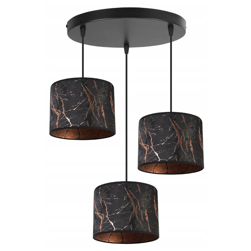 Lustra tip pendul, 3 brate, Metal, Cupru - eMAG.ro