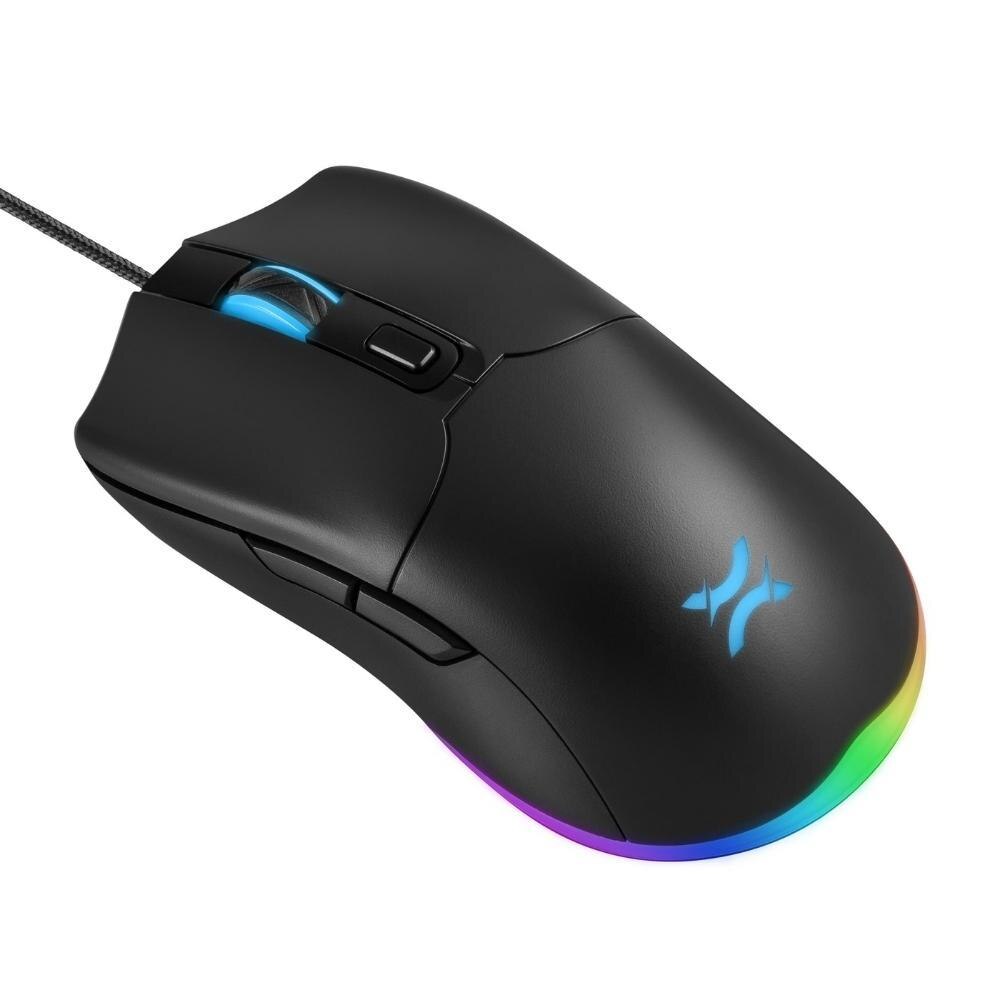 Mouse gaming cu fir Usb Noxo, 6400 DPI, Negru - eMAG.ro