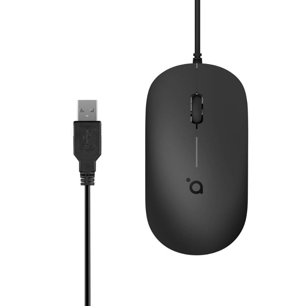 Mouse cu fir Usb Acme, 1000 DPI, Negru - eMAG.ro