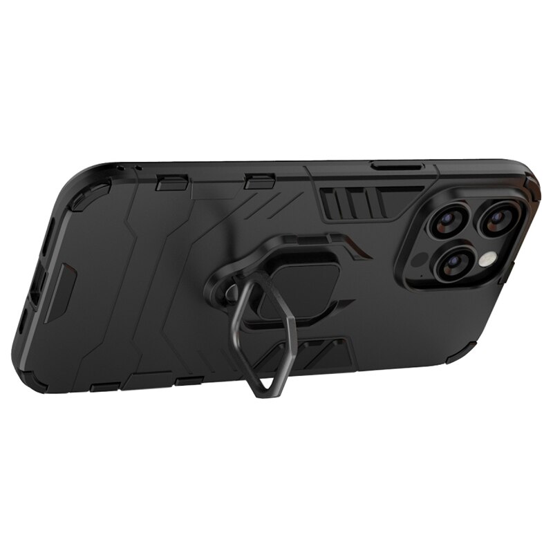 Калъф Optim Solution за Apple Iphone 15 Pro Max, армейска защита, хибридна броня, удароустойчива ...