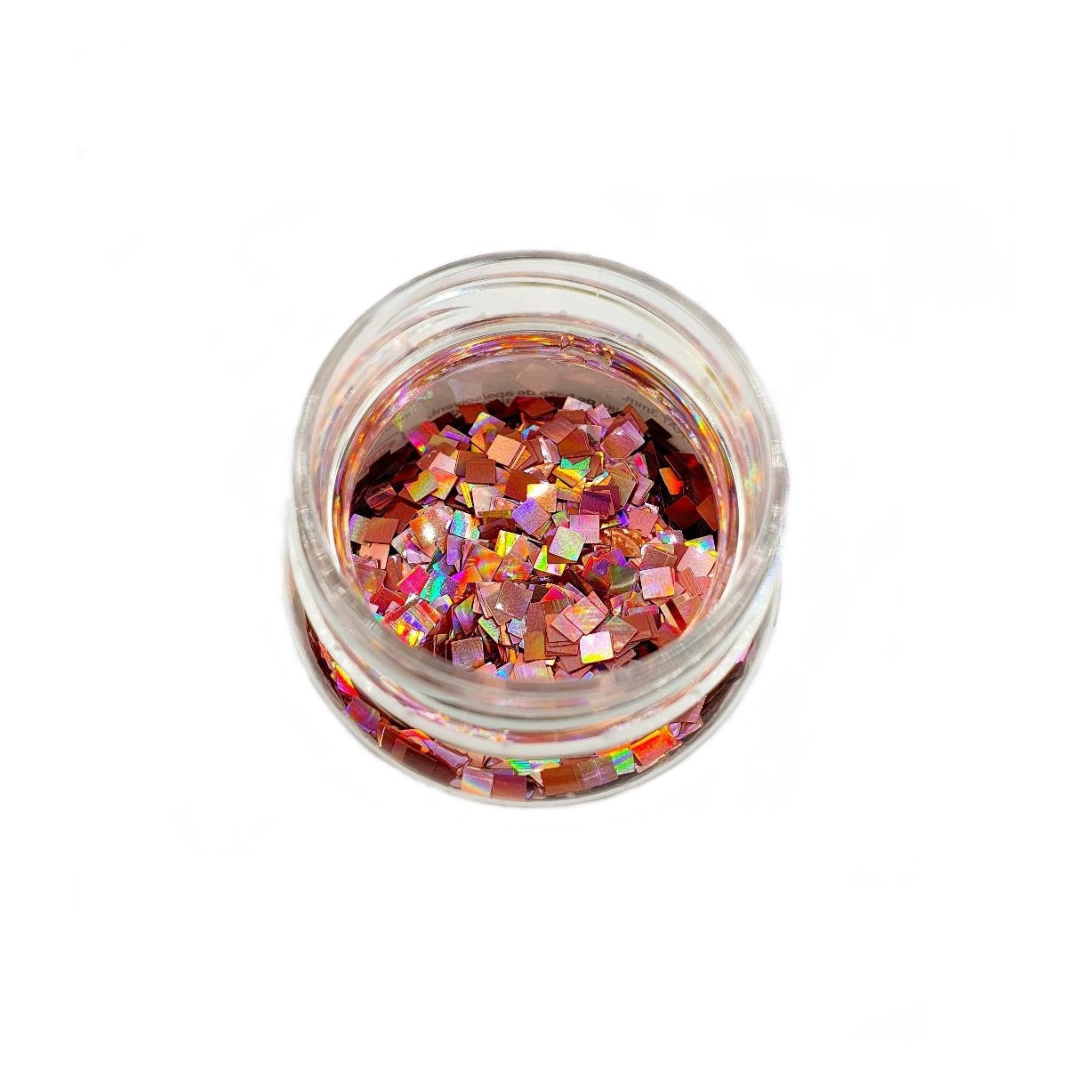 Pigment glitter holografic patrat pink 3mm, art line DEVE, 10gr ...