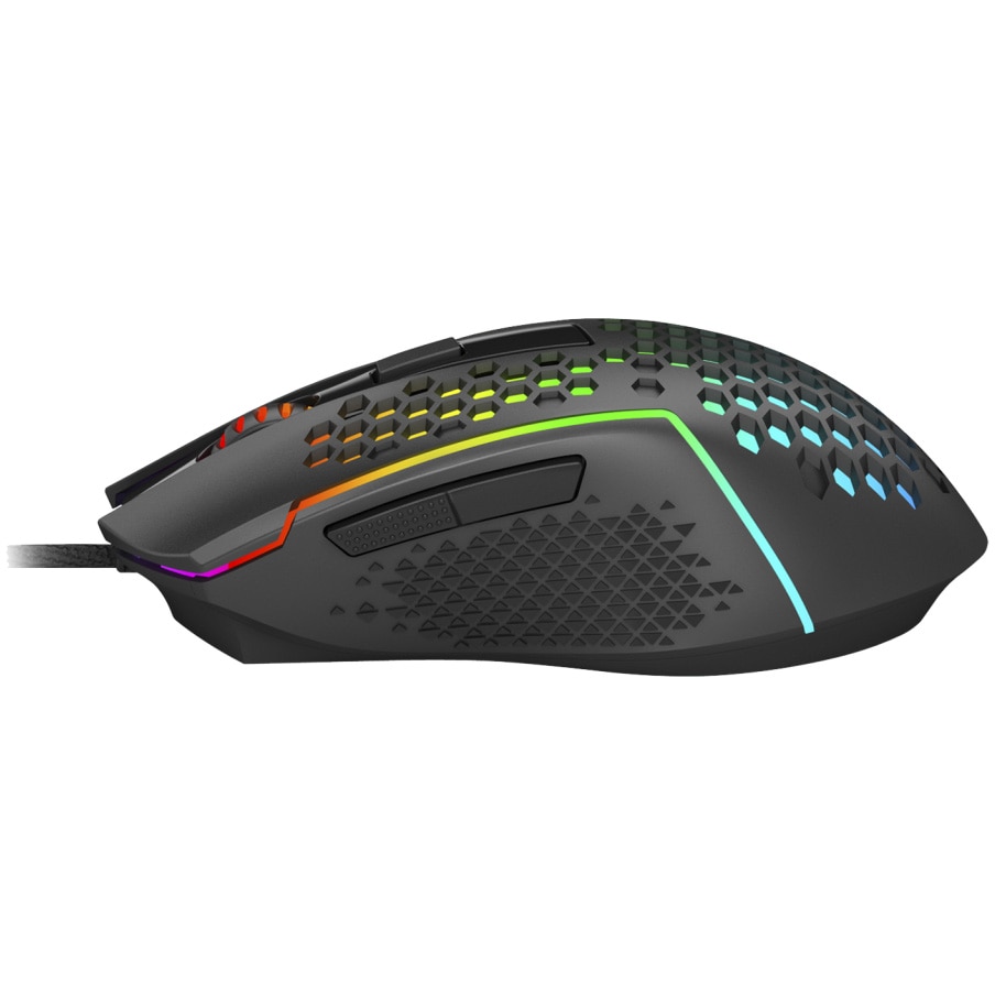 Mouse gaming Redragon Reaping M987-K RGB, lightweight, 12400 DPI - eMAG.ro