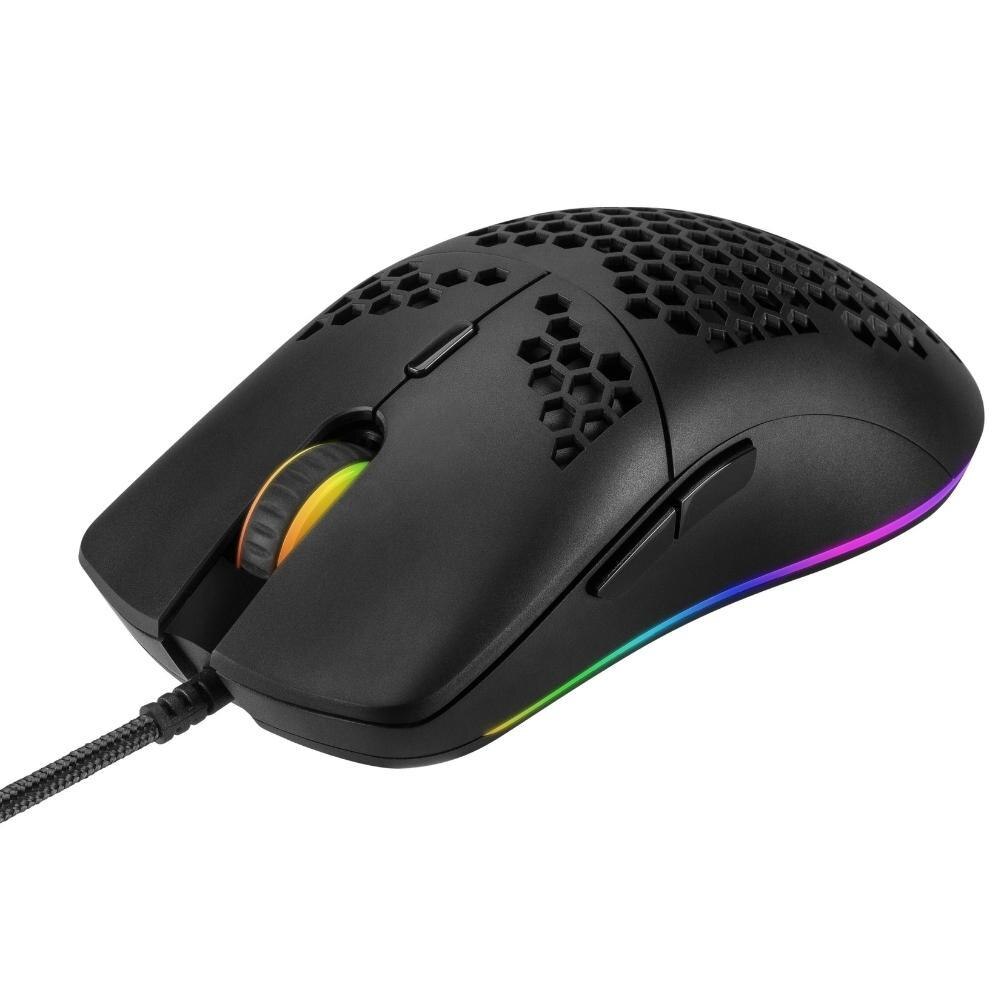 Mouse de gaming cu fir Usb Noxo, 7200 DPI, Negru - eMAG.ro