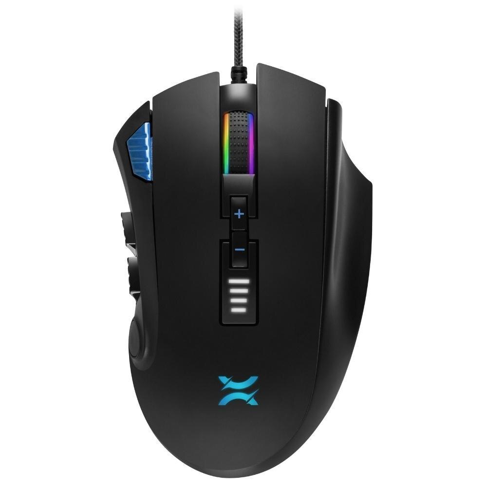 Mouse de gaming cu fir Usb Noxo, 5000 DPI, Negru - eMAG.ro