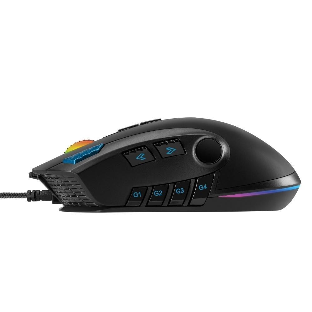 Mouse de gaming cu fir Usb Noxo, 5000 DPI, Negru - eMAG.ro