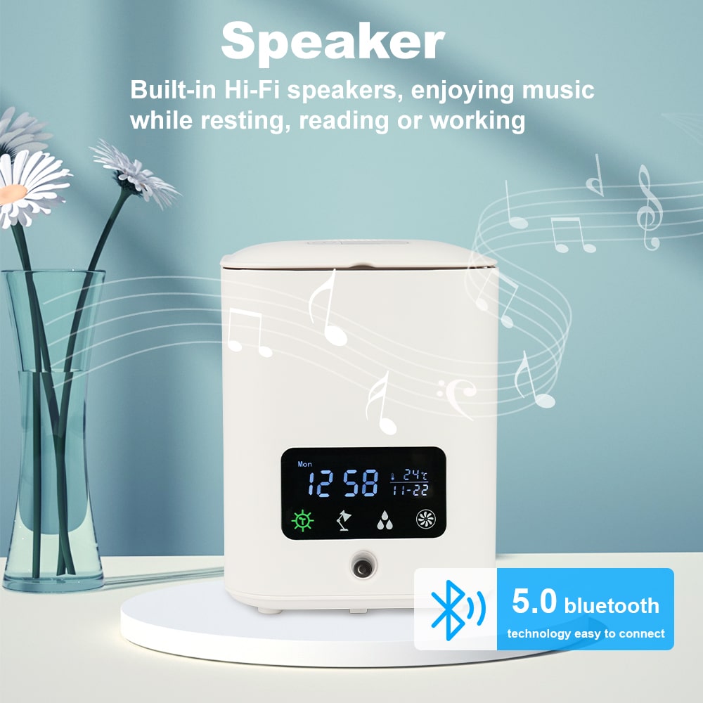 Ghiveci Smart LED The Secret Garden, cu Sistem de Irigare automata 6 in ...